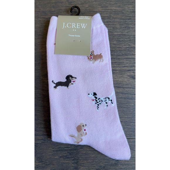 J. Crew | Accessories | J Crew Womens Dog Trouser Socks Bl924 Nwt ...